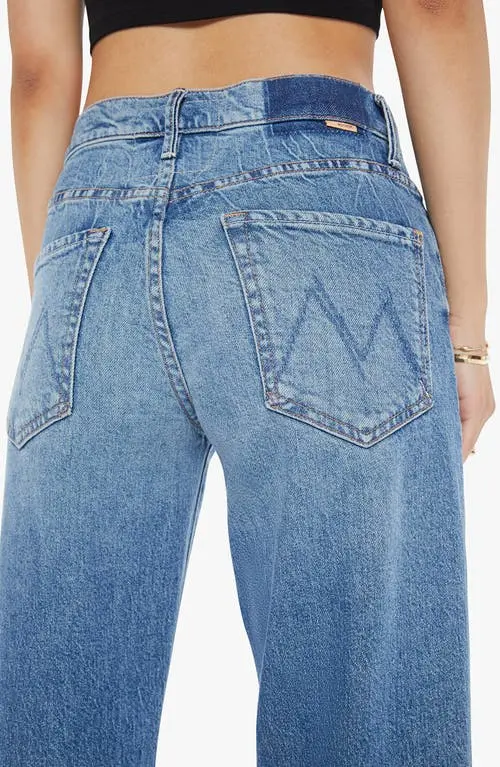 MOTHER Lil' Tunnel Vision Sneak Wide Leg Jeans