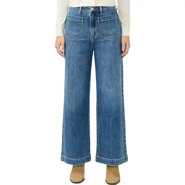 SILVER JEANS CO. Ankle Wide Leg Jeans