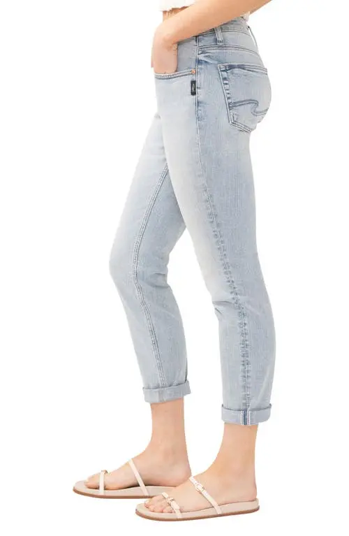 SILVER JEANS CO. Power Stretch Boyfriend Jeans - Indigo