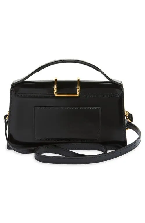 Jacquemus Le Grand Bambino Leather Shoulder Bag - Black 990