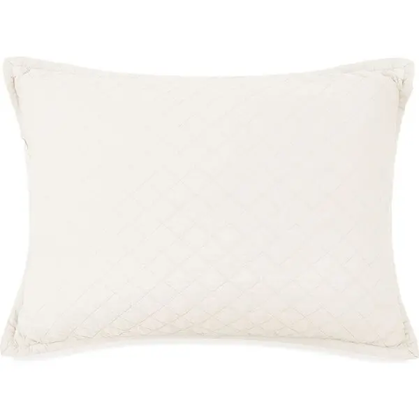 POM POM AT HOME Monaco Pillow Sham - Ivory