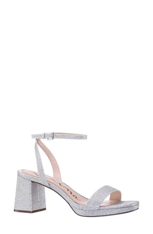 Nina Bergen Ankle Strap Sandal - Silver
