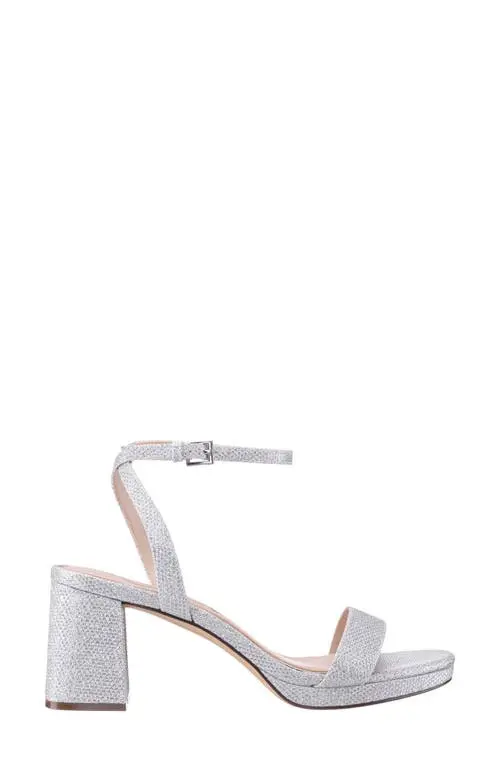 Nina Bergen Ankle Strap Sandal - Silver