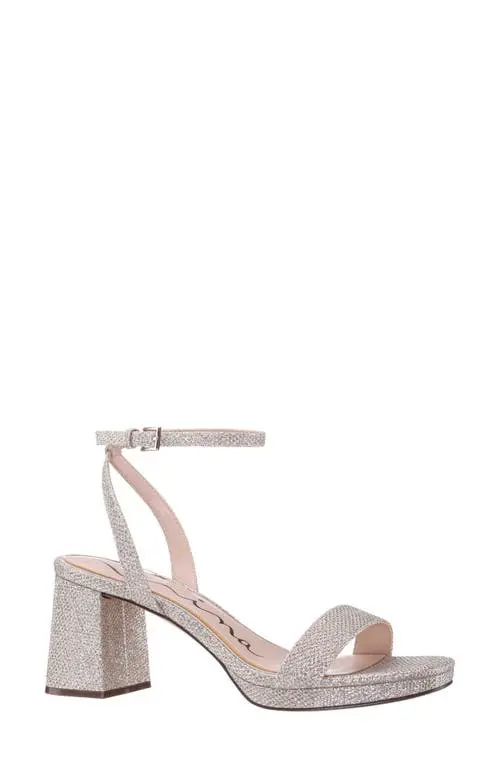 Nina Bergen Ankle Strap Sandal - Soft Platino