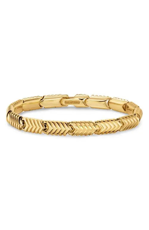 David Yurman Chevron Link Bracelet - Gold
