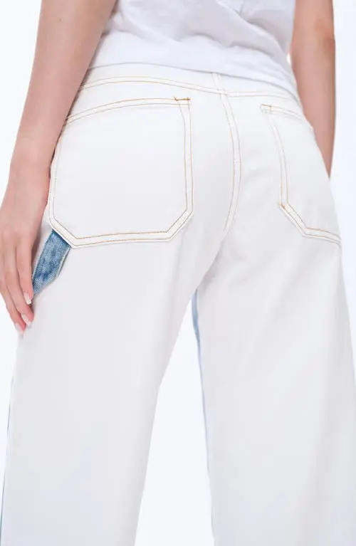 BAYEAS Jeremy Two-tone Wide Leg Jeans