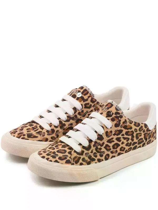 HIDE&JACK Toby Leopard-print Sneakers - Brown