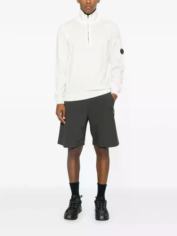 C.P. COMPANY Lens-detail Sweater - White