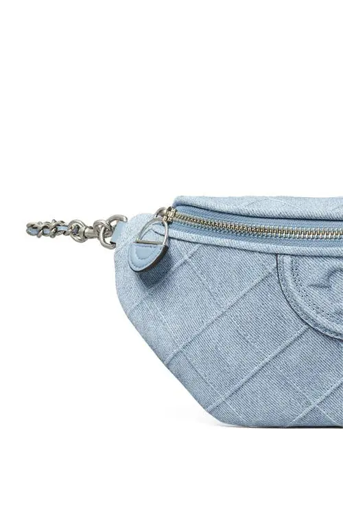 Tory Burch Fleming Belt Bag - Denim