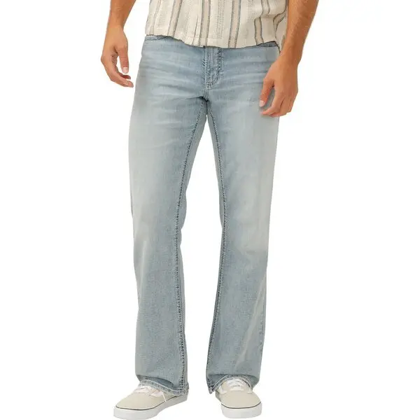 SILVER JEANS CO. Zac Relaxed Fit Straight Leg Jeans