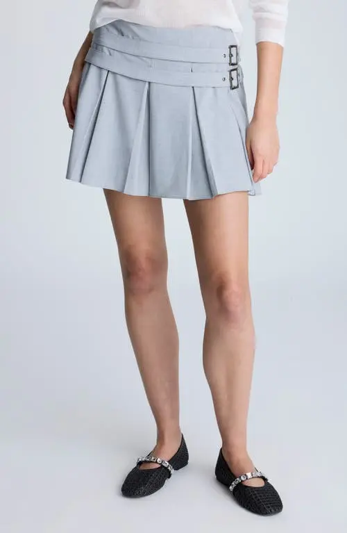KENNETH COLE Pleated A-line Mini Skort