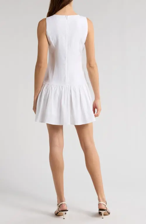 WAYF Martini Linen Blend Minidress