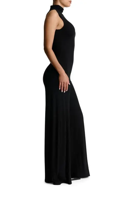Naked Wardrobe Scrunch Neck Straight Leg Jumpsuit