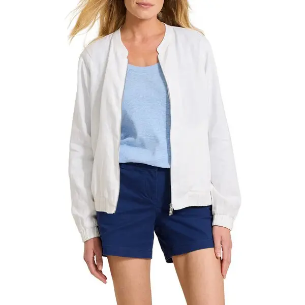 Tommy Bahama Linen Bomber Jacket