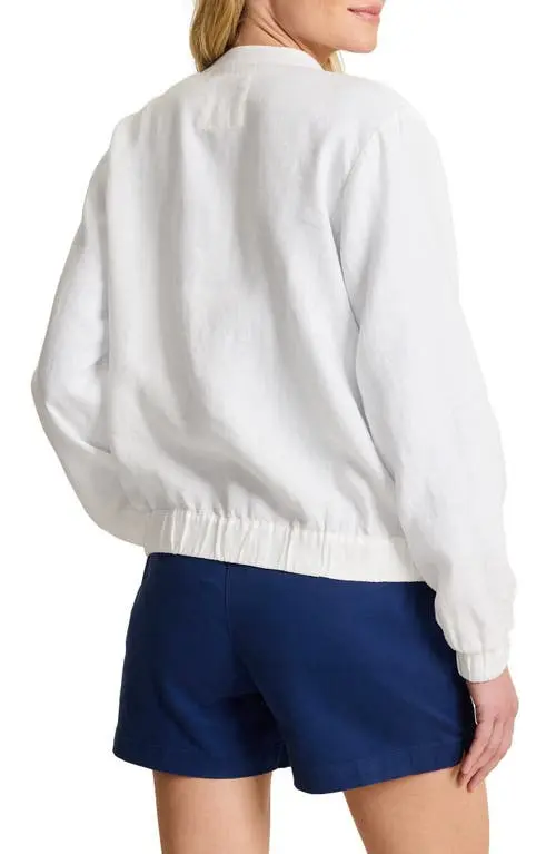 Tommy Bahama Linen Bomber Jacket