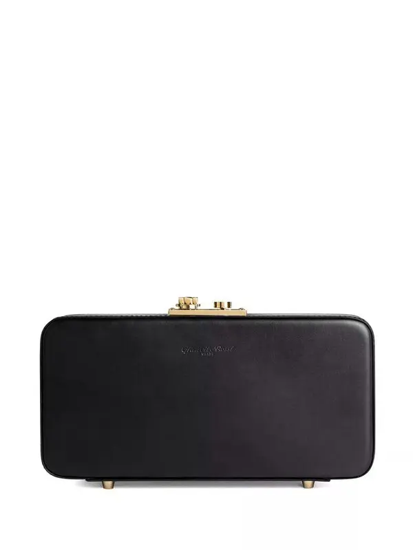GIANVITO ROSSI Vali Clutch Bag - Black