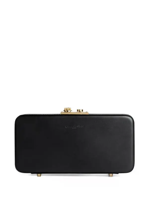 GIANVITO ROSSI Vali Clutch Bag - Black