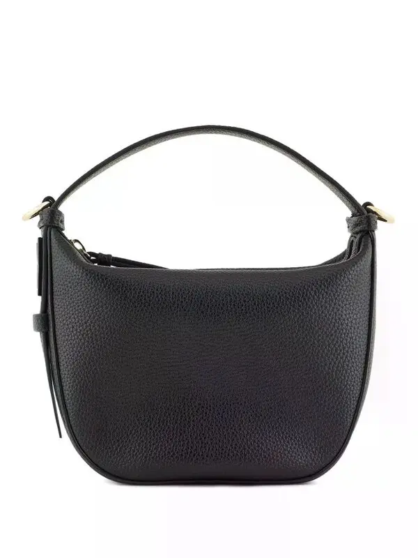 Armani Exchange Pebbled-texture Curved Tote Bag
