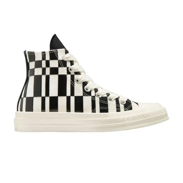 CONVERSE Chuck 70 High Checkered Print Sneakers