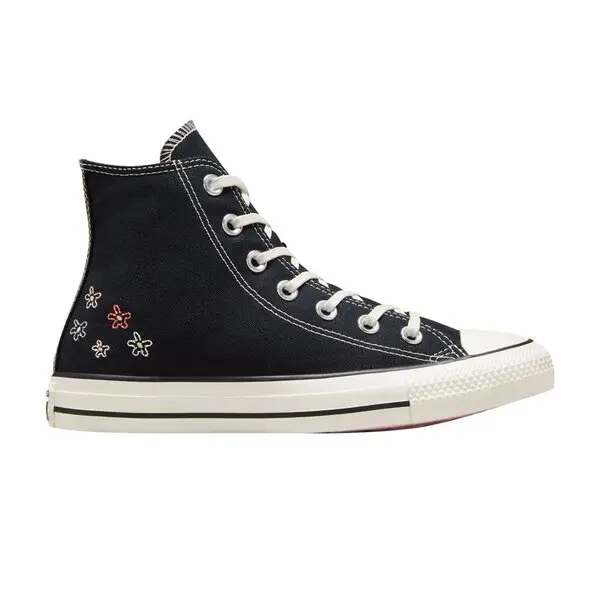 CONVERSE Chuck Taylor All Star High 'embroidered Little Flowers - Black