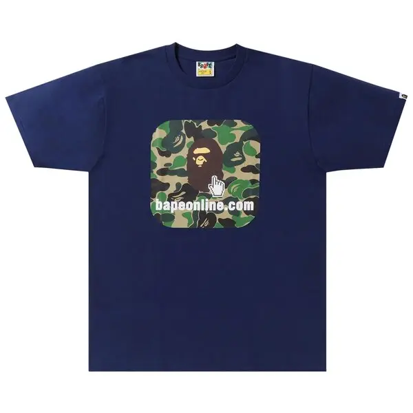 A BATHING APE Abc Camo Tee - Blue