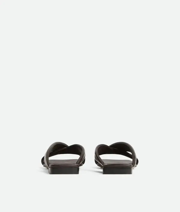 Bottega Veneta Riva Flat Mules - Fondant