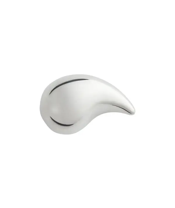 Bottega Veneta Large Drop Brooch - Silver