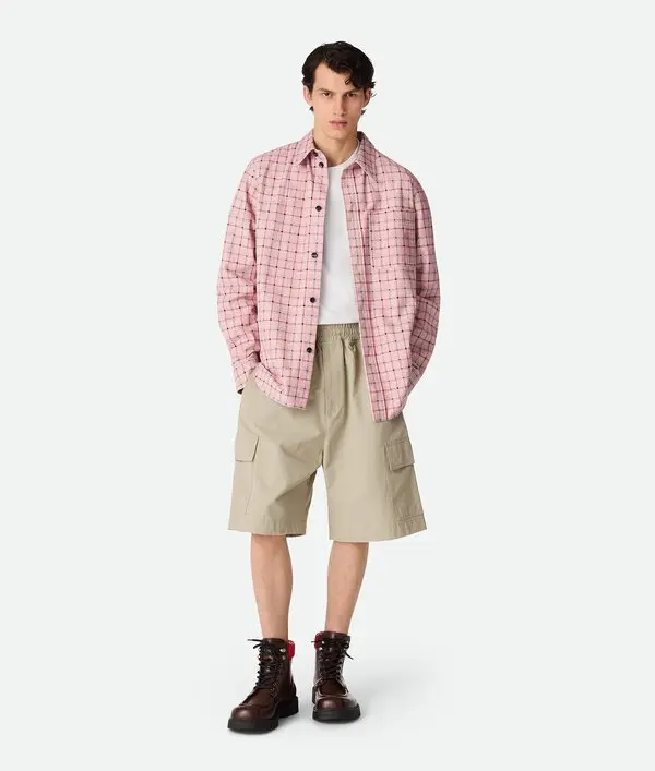 BOTTEGA  VENETA Bottega Veneta Technical Cotton Cargo Shorts