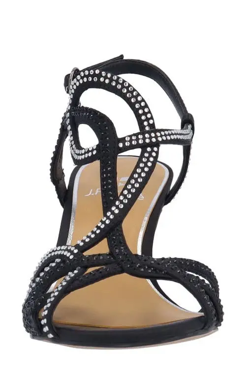 J. Reneé Lulah Slingback Sandal - Black/ Black/ Clear