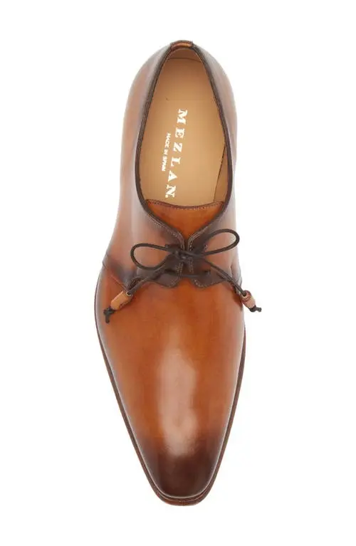 Mezlan Tassel Lace Derby - Cognac