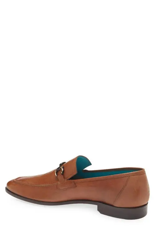 Mezlan Rios Bit Ornament Leather Loafer - Cognac
