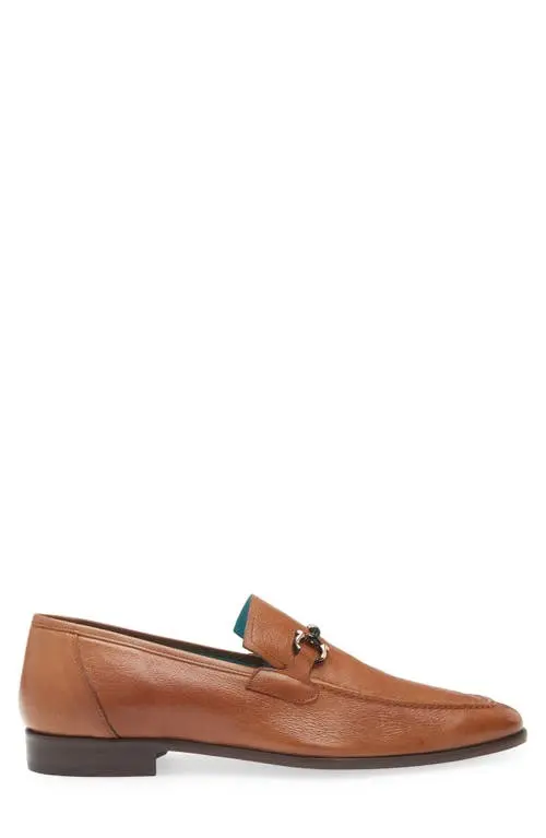 Mezlan Rios Bit Ornament Leather Loafer - Cognac