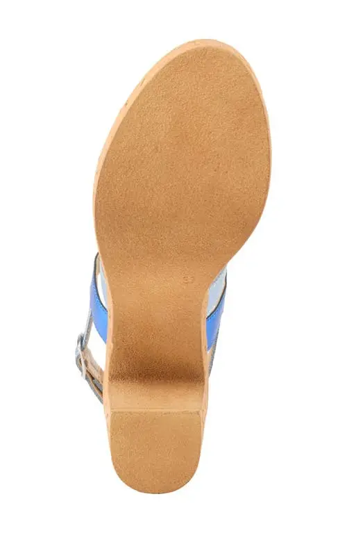 SPRING STEP SHOES Talha Platform Sandal - Blue Multi