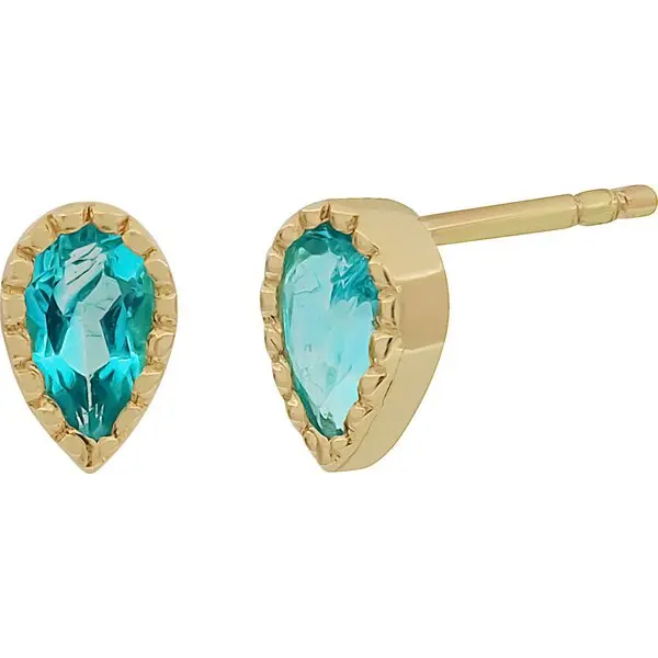 Bony Levy Topaz Stud Earrings - 14k Yellow Gold - Prto