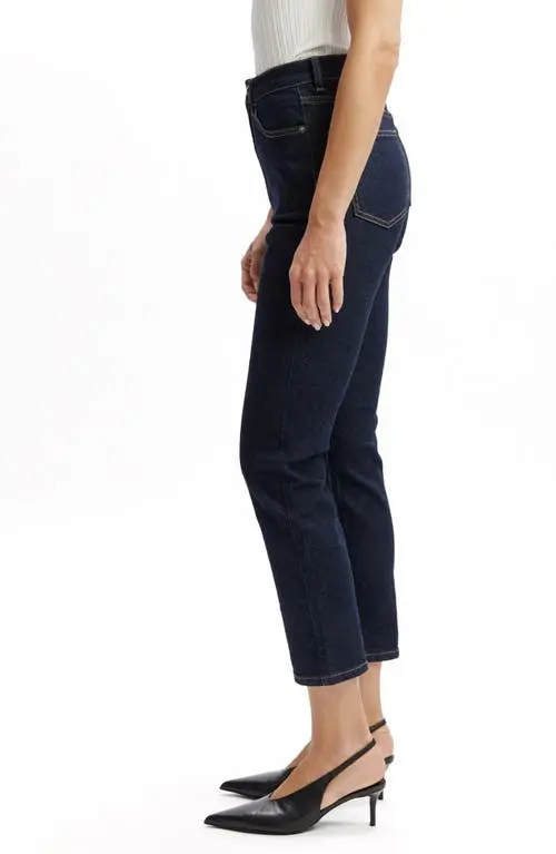 Bardot Heidi Straight Leg Crop Jeans - Dark