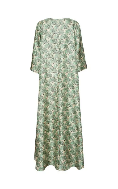 La DoubleJ Muumuu Maxi Dress - Fans Menta