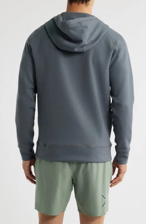 Ten Thousand Midweight Tech Performance Full Zip Hoodie - Iron