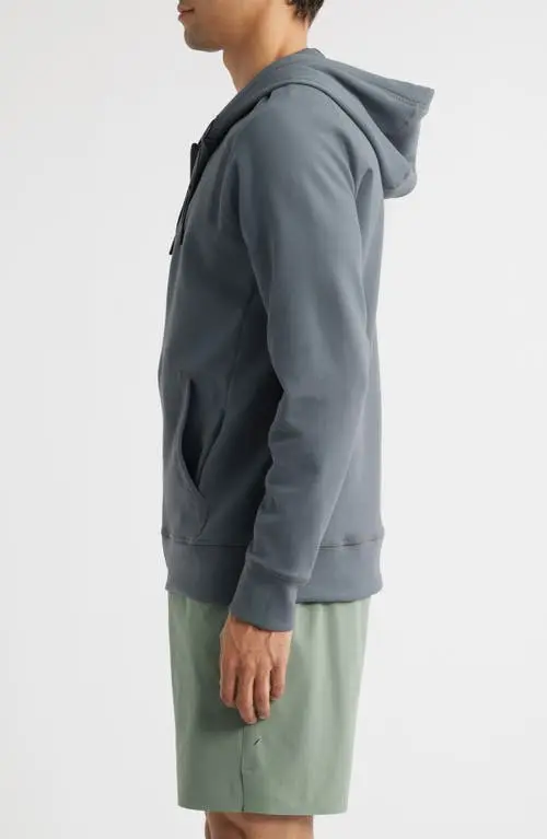 Ten Thousand Midweight Tech Performance Full Zip Hoodie - Iron