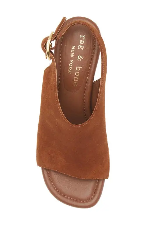 Rag & Bone Gigi Slingback Sandal - Umber Suede