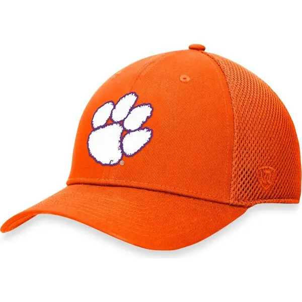 Top Of The World Clemson Tigers Spacer Flex Hat - Orange