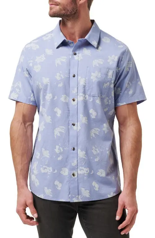 Travis Mathew Fan Palm Short Sleeve Button-up Shirt