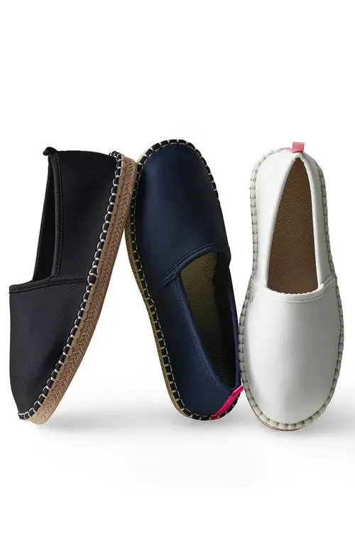 LANDS' END Espadrille Water Shoes - Black