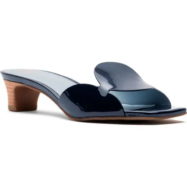 FRANCES VALENTINE Sandy Circle Slide Sandal - Navy