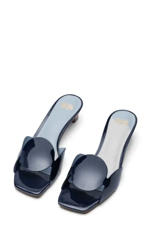 FRANCES VALENTINE Sandy Circle Slide Sandal - Navy