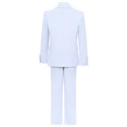 MOUSTACHE Shawl Lapel Suit - White