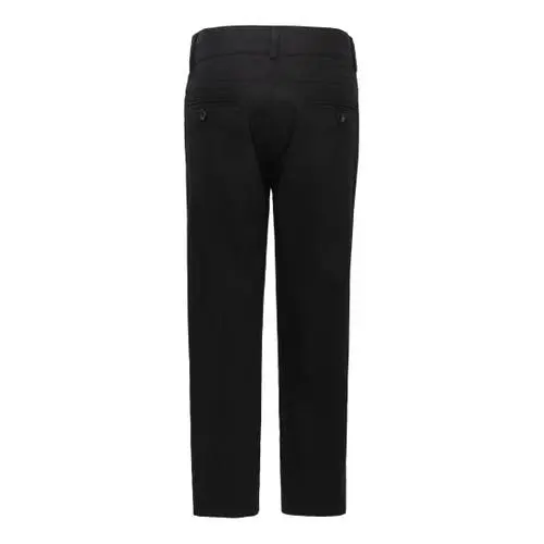 MOUSTACHE Modern Straight-leg Dress Pants - Black