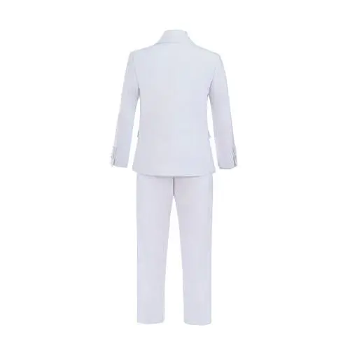 MOUSTACHE Peak Lapel Suit - White