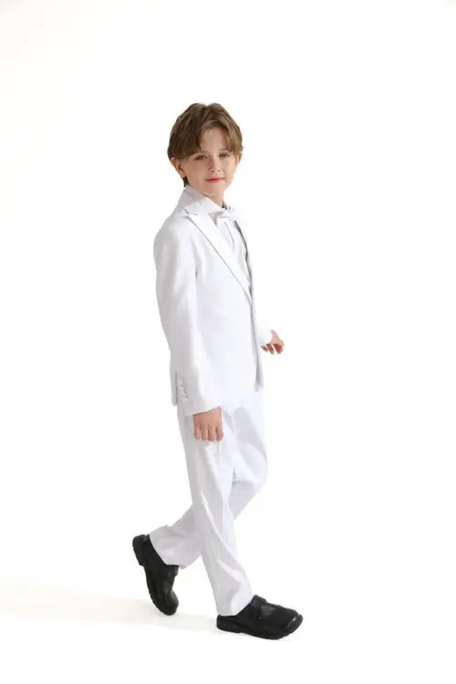 MOUSTACHE Peak Lapel Suit - White