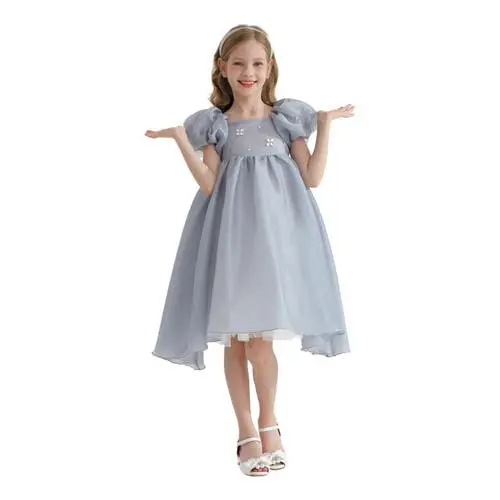 TULLEEN Janelle Applique Gown - Grey