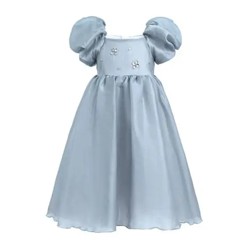 TULLEEN Janelle Applique Gown - Grey